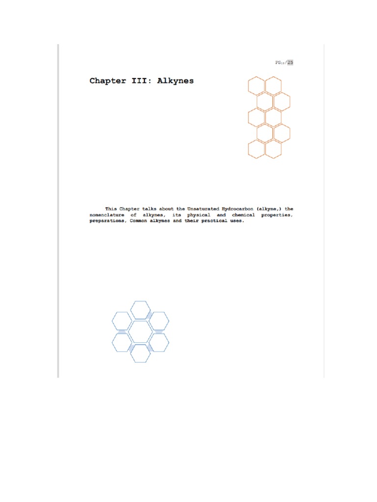 CHAPTER-3-ALKYNES (1).pdf | PDF