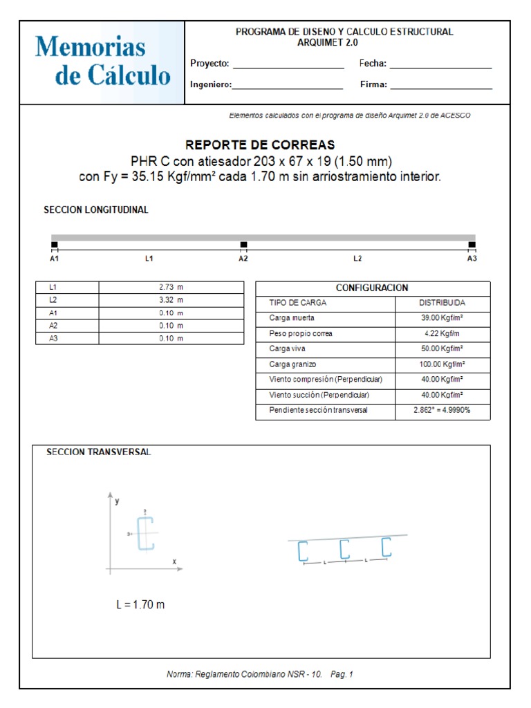 Anexo 4 - Diseño de Correas PDF | PDF
