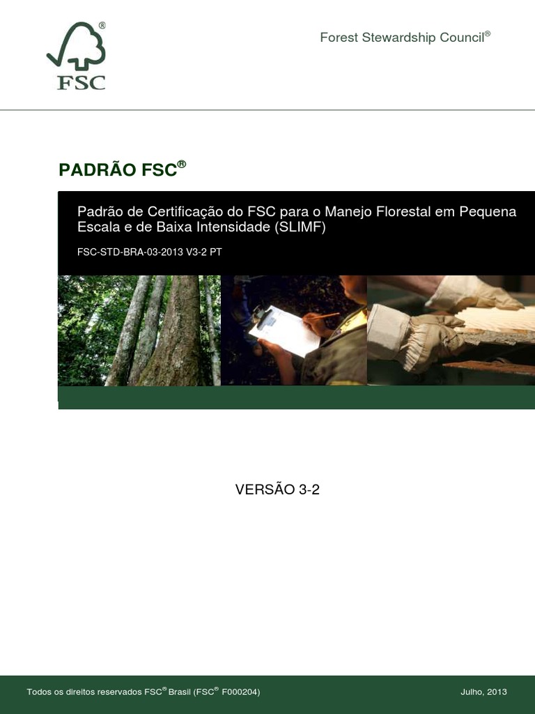 10 - Padrão FSC® PDF | PDF | Conselho de Manejo Florestal | Tratado