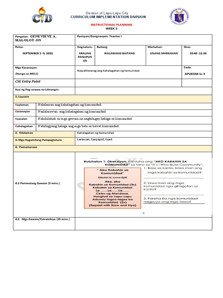 Week 3 Quarter 1 Grade 2 | PDF