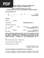 PIL Format | PDF | Writ | Supreme Courts