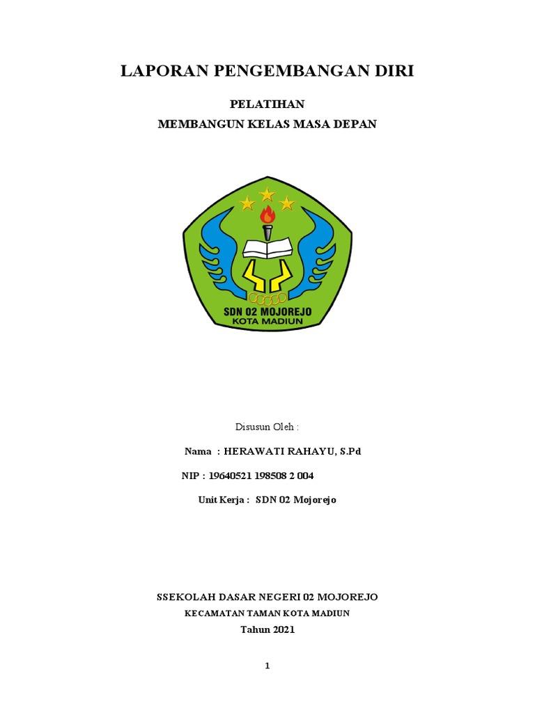 Laporan Pengembangan Diri Kelas Masa Depan | PDF