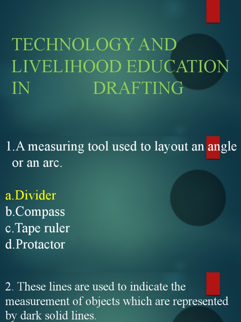 Learn drafting fundamentals with this guide to drawing tools, types of ...