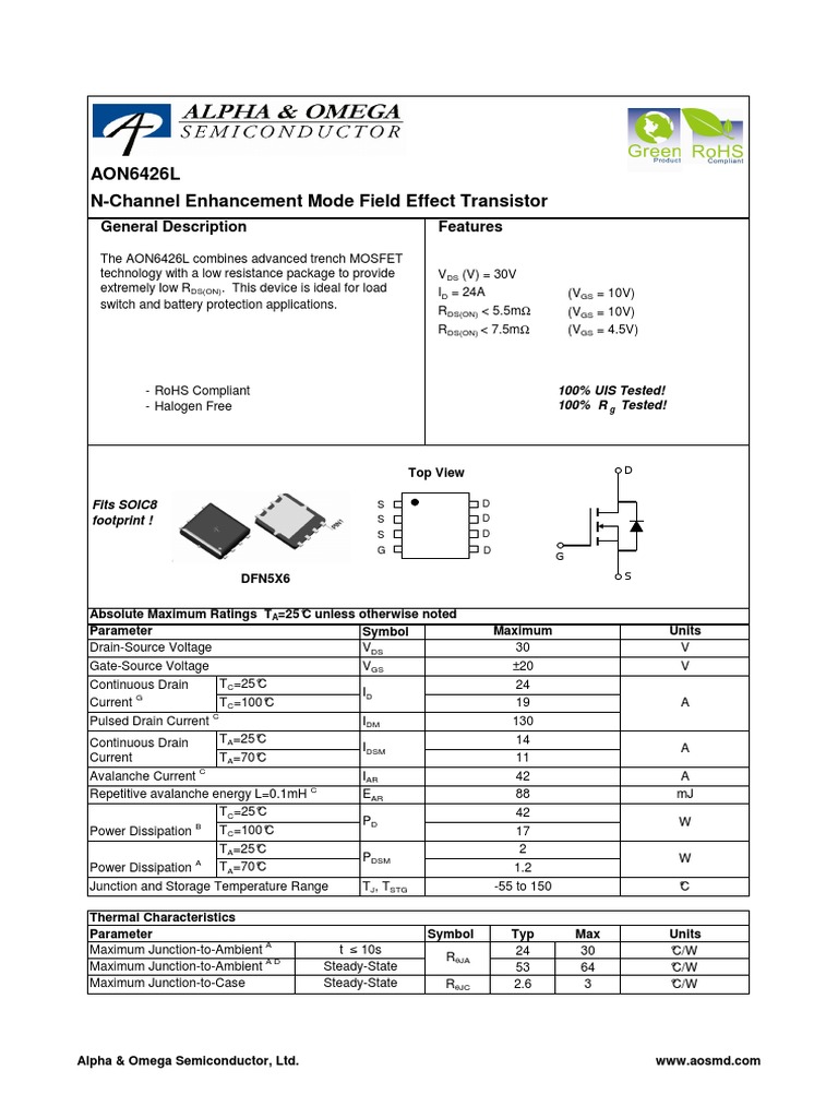 Datasheet 3 | PDF | Field Effect Transistor | Diode