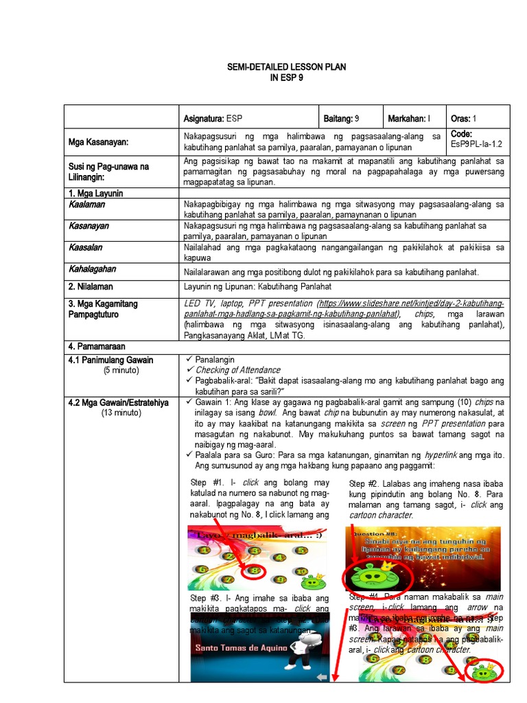 DLP Sa ESP 9 1 2 | PDF