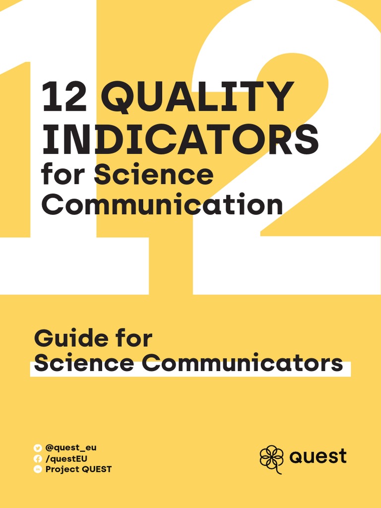 12-QUALITY-INDICATORS-for-Science-Communication | PDF | Communication ...