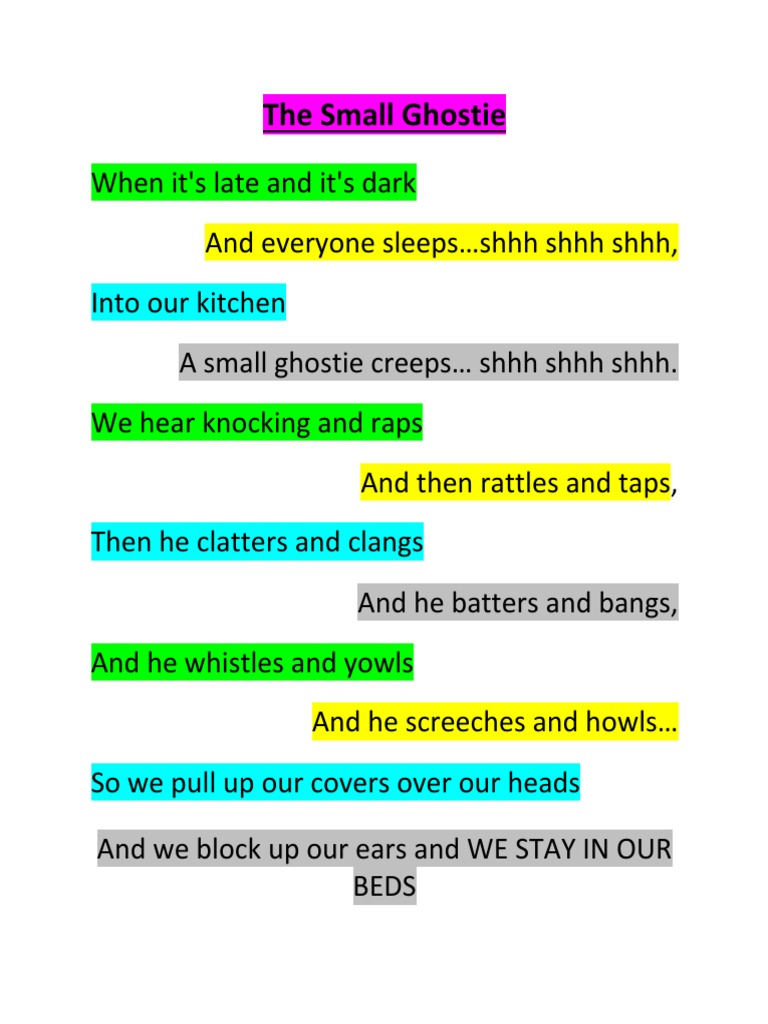 The Nocturnal Adventures of a Playful Little Ghost | PDF