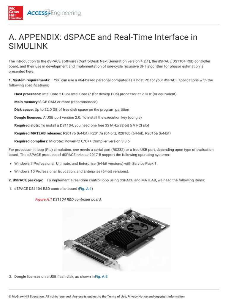 appendix-dspace-and-real-time-interface-in-simulink | PDF | Digital To Analog Converter | 64 Bit ...