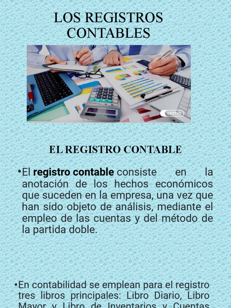 Registros Contables | PDF | Contabilidad | Estado financiero
