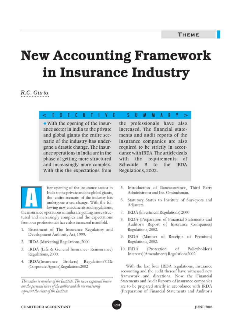 Accounting of Insurance Companies | PDF | Insurance | Dividend