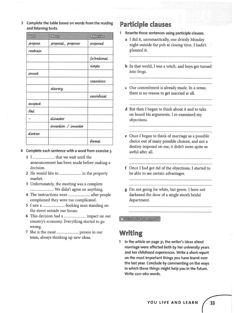 Advanced Workbook Unit 11 | PDF