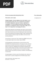 Mercedes-Benz M254 Engine - Press Release | PDF | Mercedes Benz | Engines