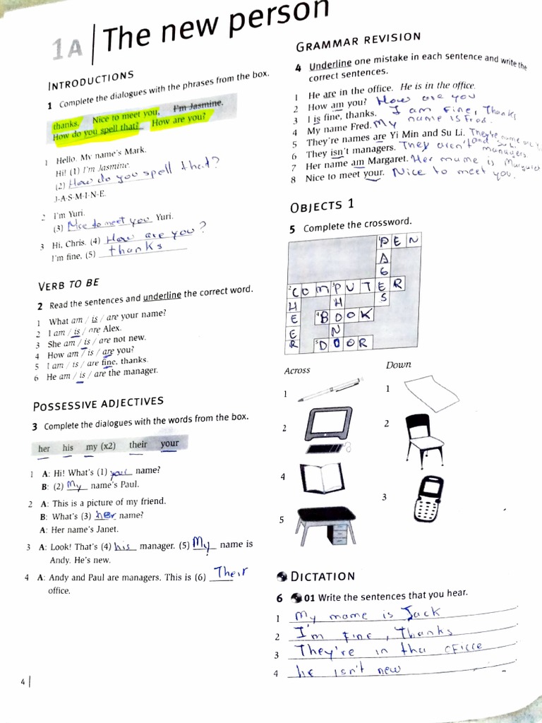 Work Book 1D | PDF