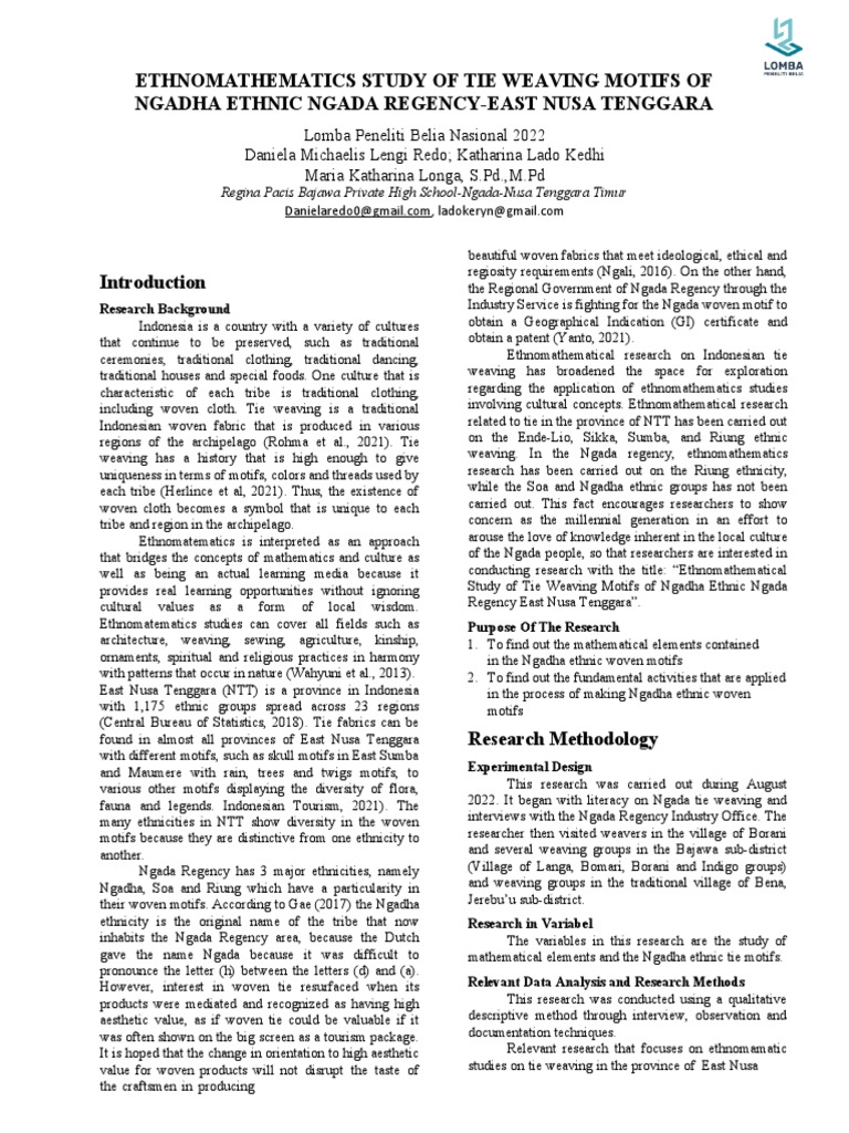 Makalah - Daniela Michaelis L Redo-Katharina Lado Kedhi - SMA Swasta ...