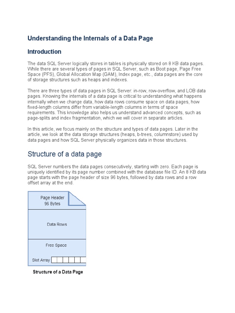 Msss I Data Page | PDF | Database Index | Microsoft Sql Server