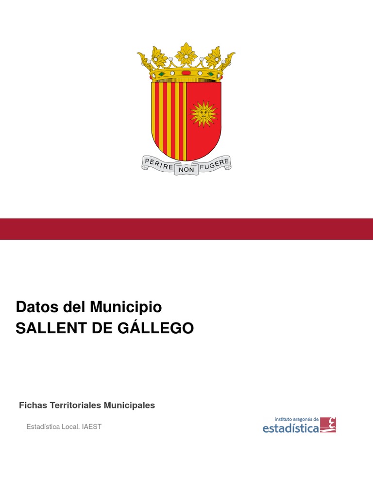 FIcha Municipal Sallent de Gállego | PDF