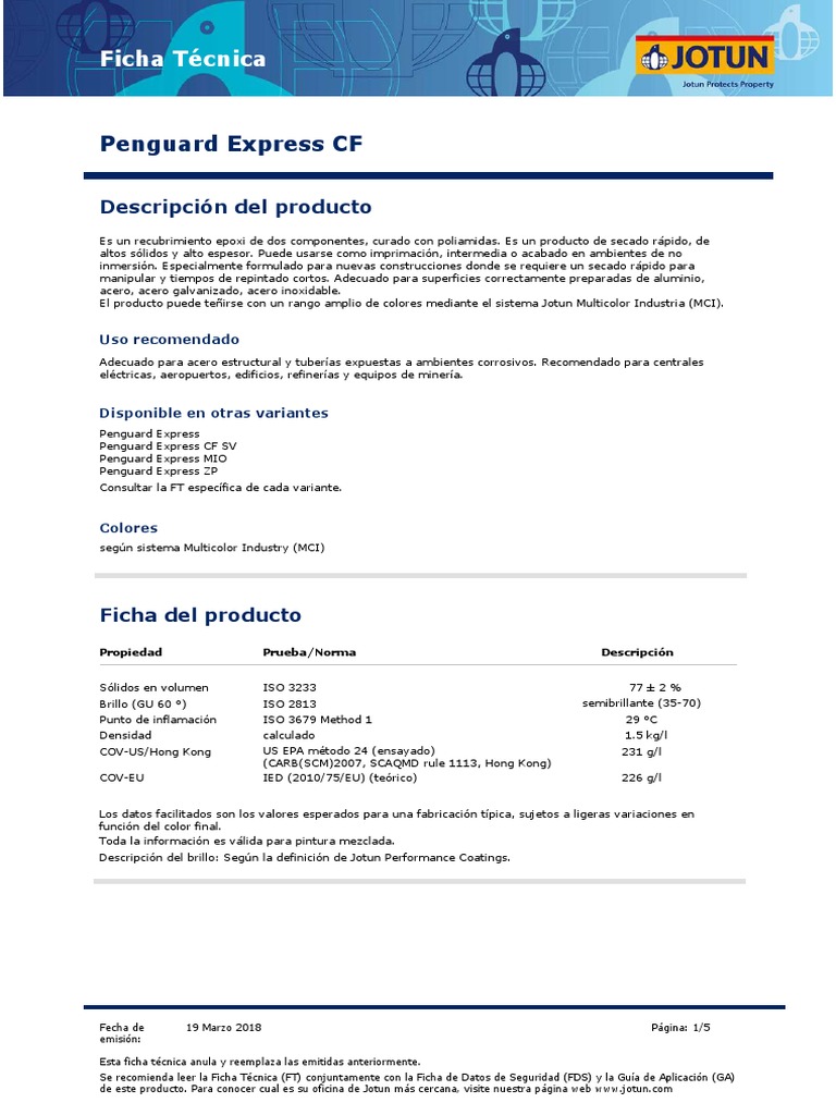 Penguard Express CF PDF | PDF | Tecnología