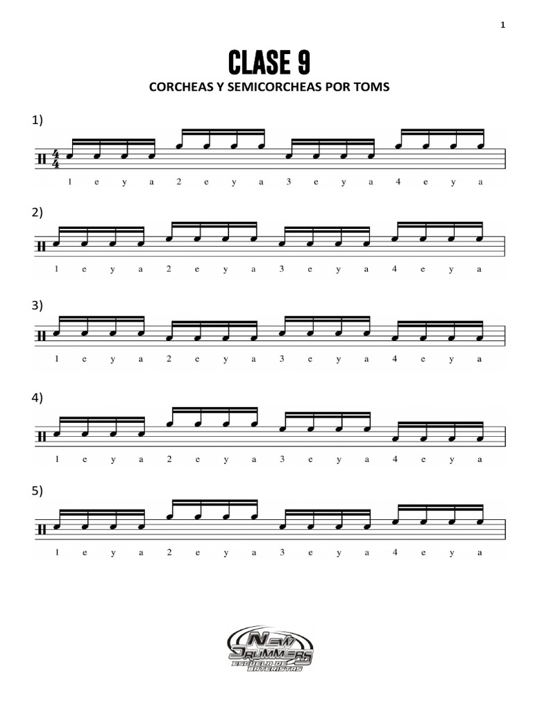 Clase 09 Corcheas y Semicorcheas Por Toms | PDF