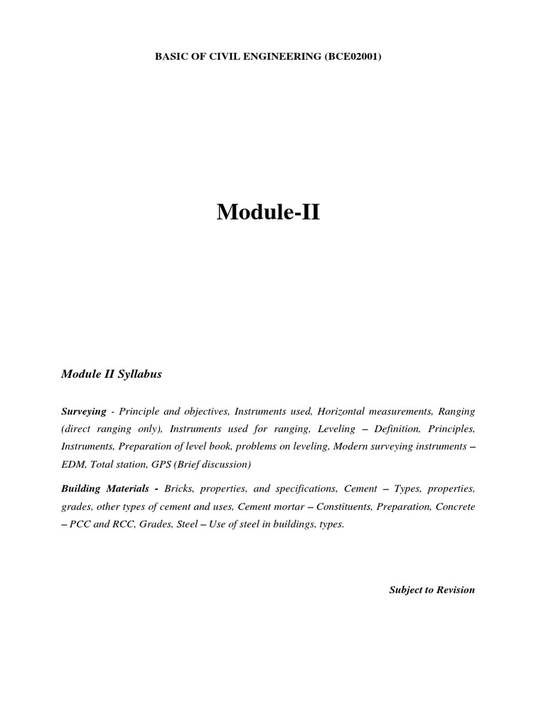 LECTURE NOTE-BCE Module 2-S K Panigrahi | PDF