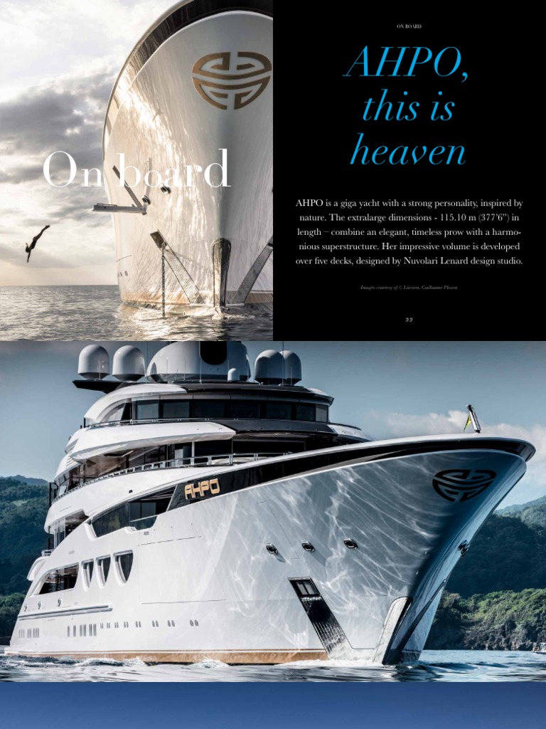 Lurssen AHPO This Is Heaven SYO 3-2022 The Confidential Guide | PDF