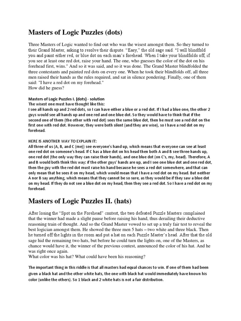 Masters Of Logic Puzzles Download Free Pdf Weighing Scale Weight
