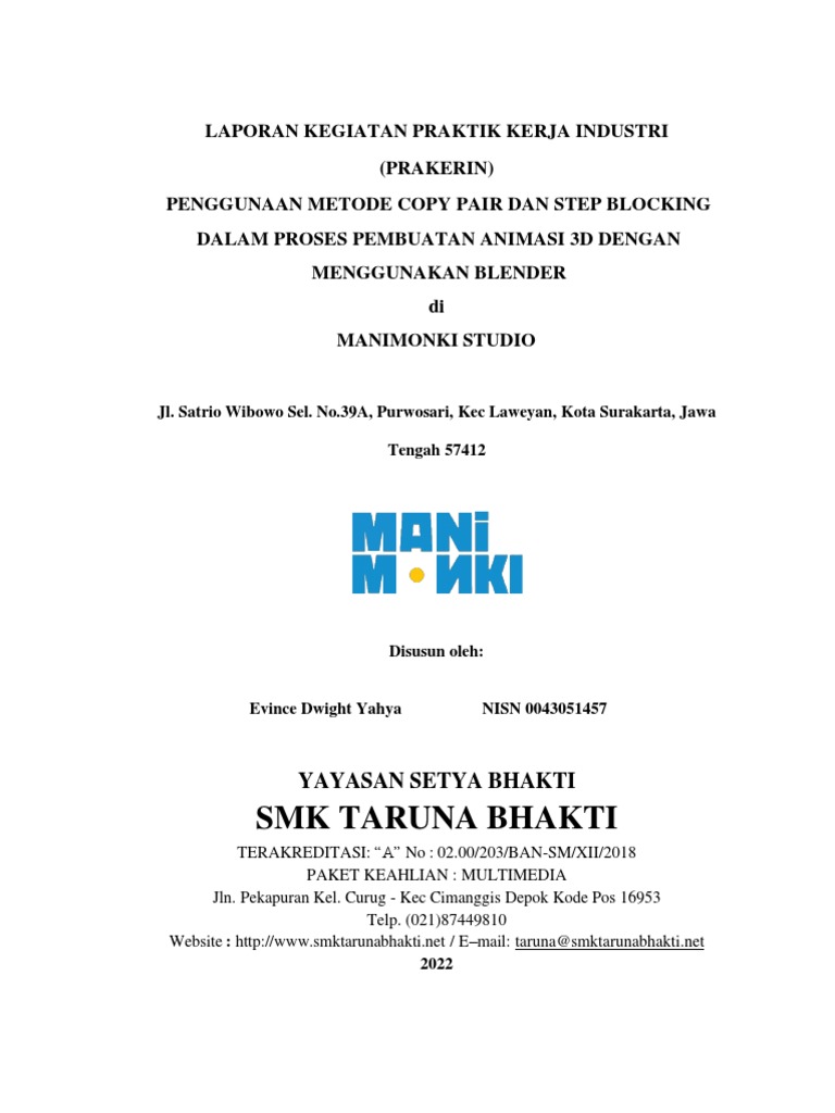 Metode Animasi 3D di Manimonki Studio | PDF | Bisnis