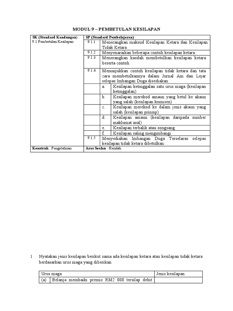 MODUL 9-Subjektif | PDF