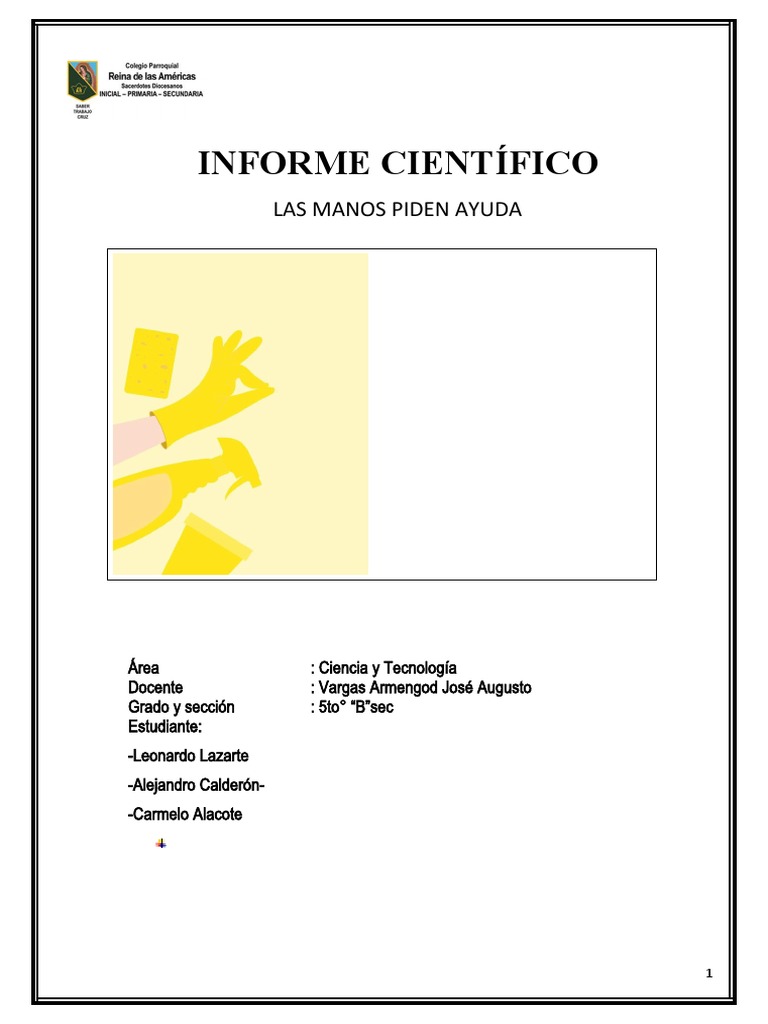 Informe Cientifico | PDF | Hipótesis | Observación