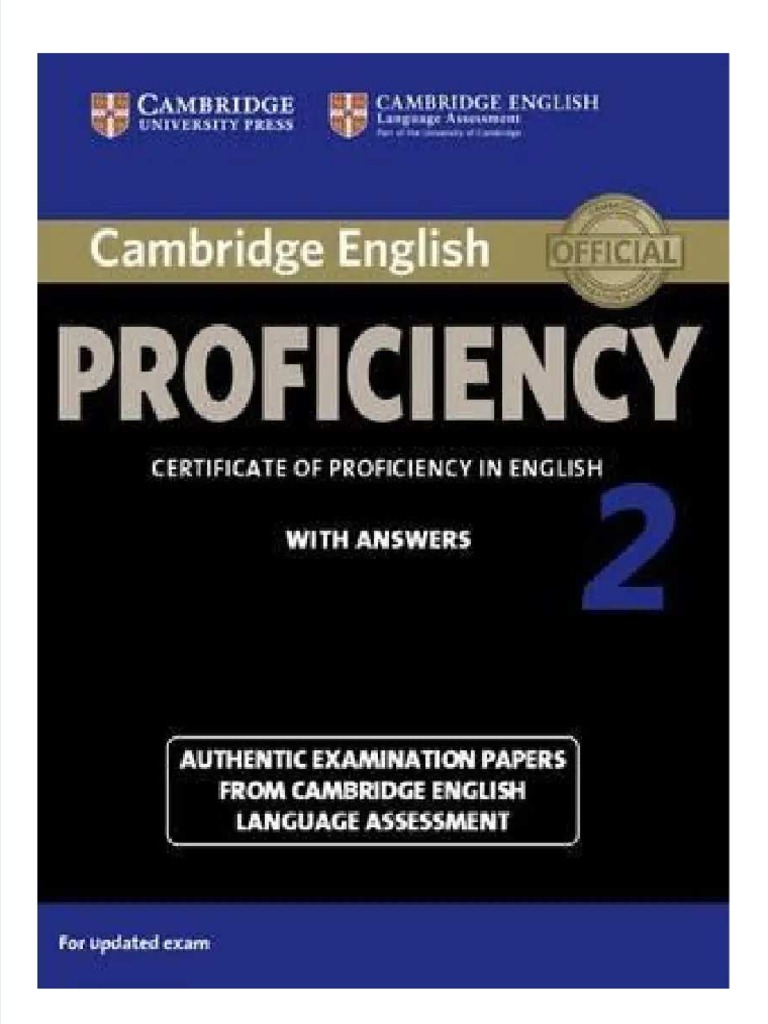 Cambridge English Proficiency Cpe 2 Pdf Pdf