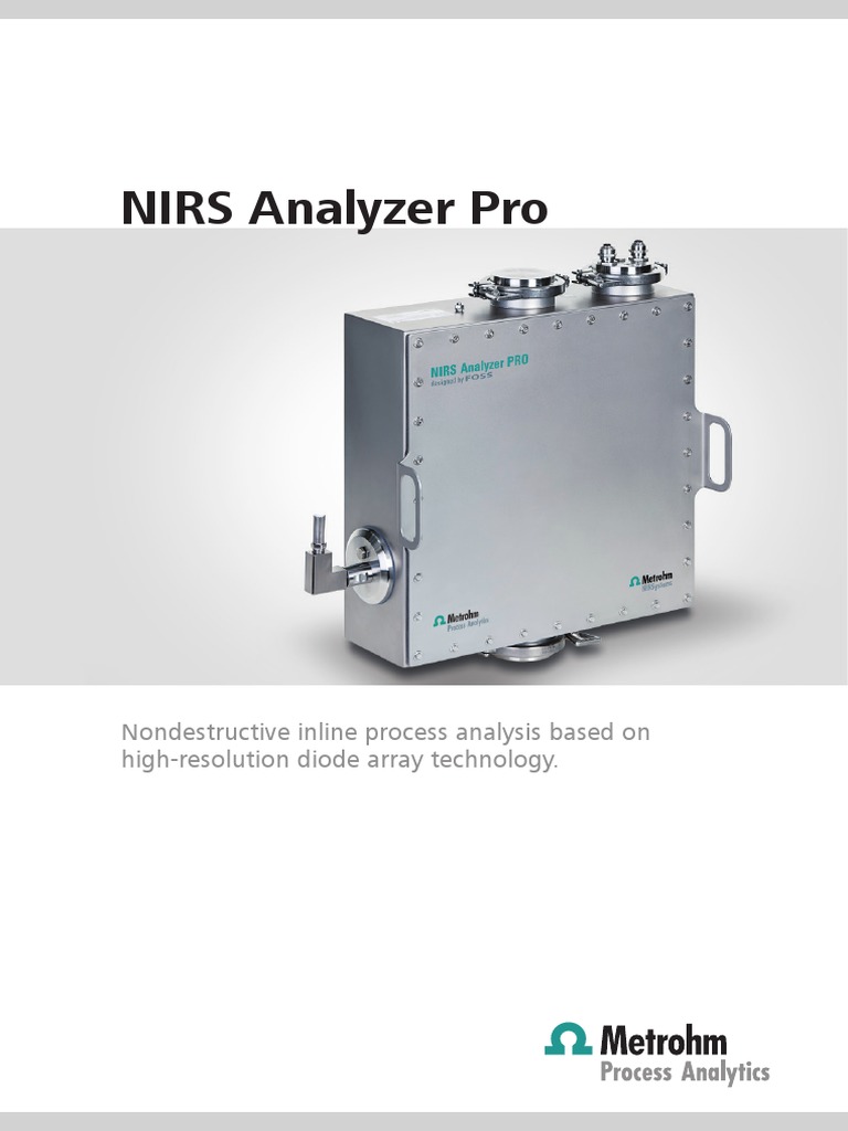 Inline NIRS Process Analyzer for Precise Quality Control | PDF ...