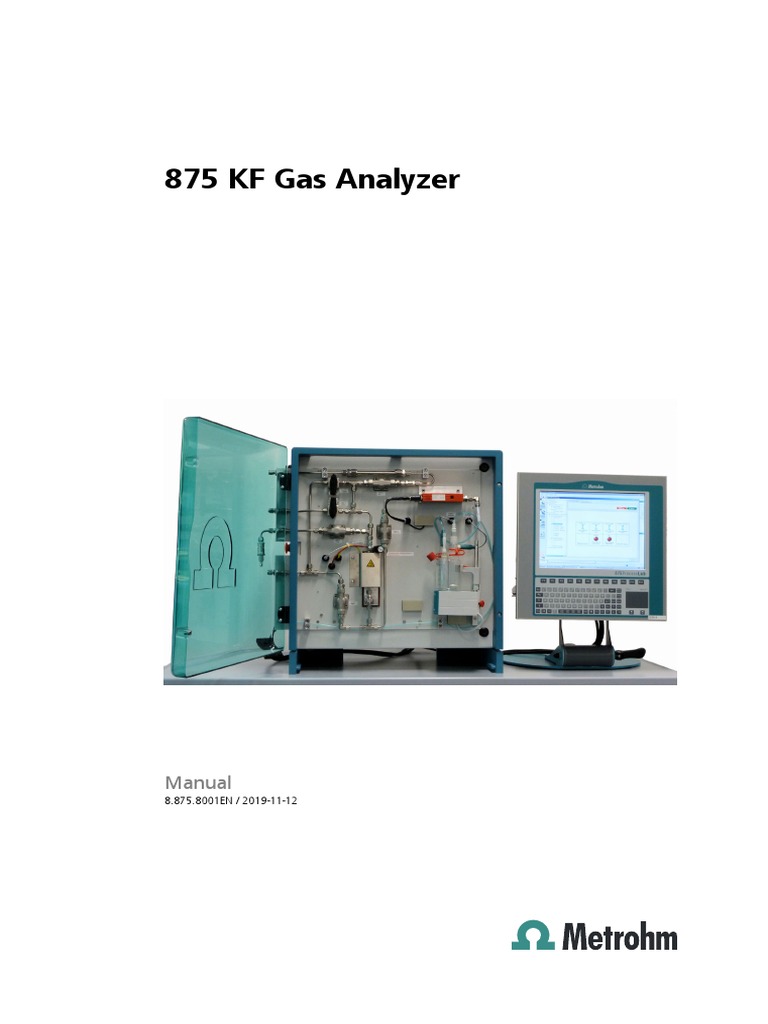Manual 875 KF Gas Analyzer | PDF | Ac Power Plugs And Sockets | Gases