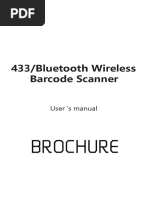 Wireless Barcode Scanner Setup Guide | PDF | Image Scanner | Bluetooth