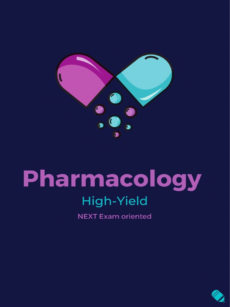 Pharmacology High Yield | PDF | Benzodiazepine | Acetylcholine