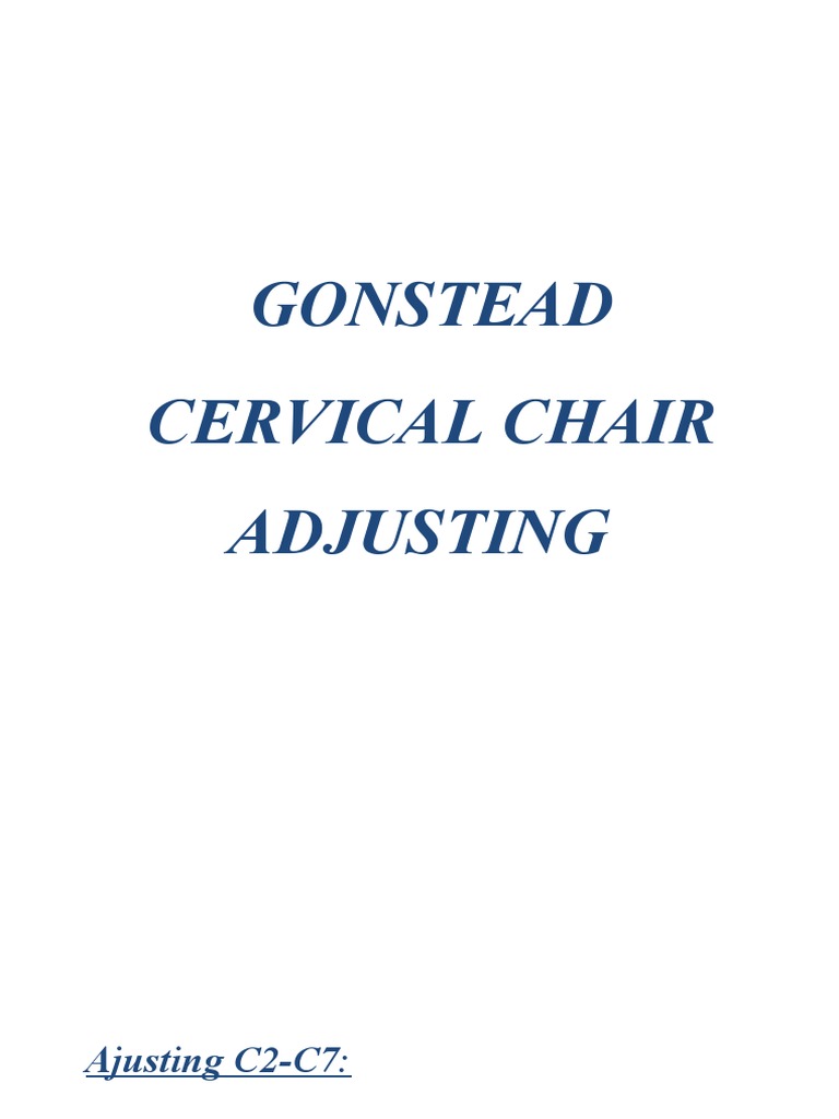 GONSTEAD IFEC Cervicals | PDF | Hand | Anatomy