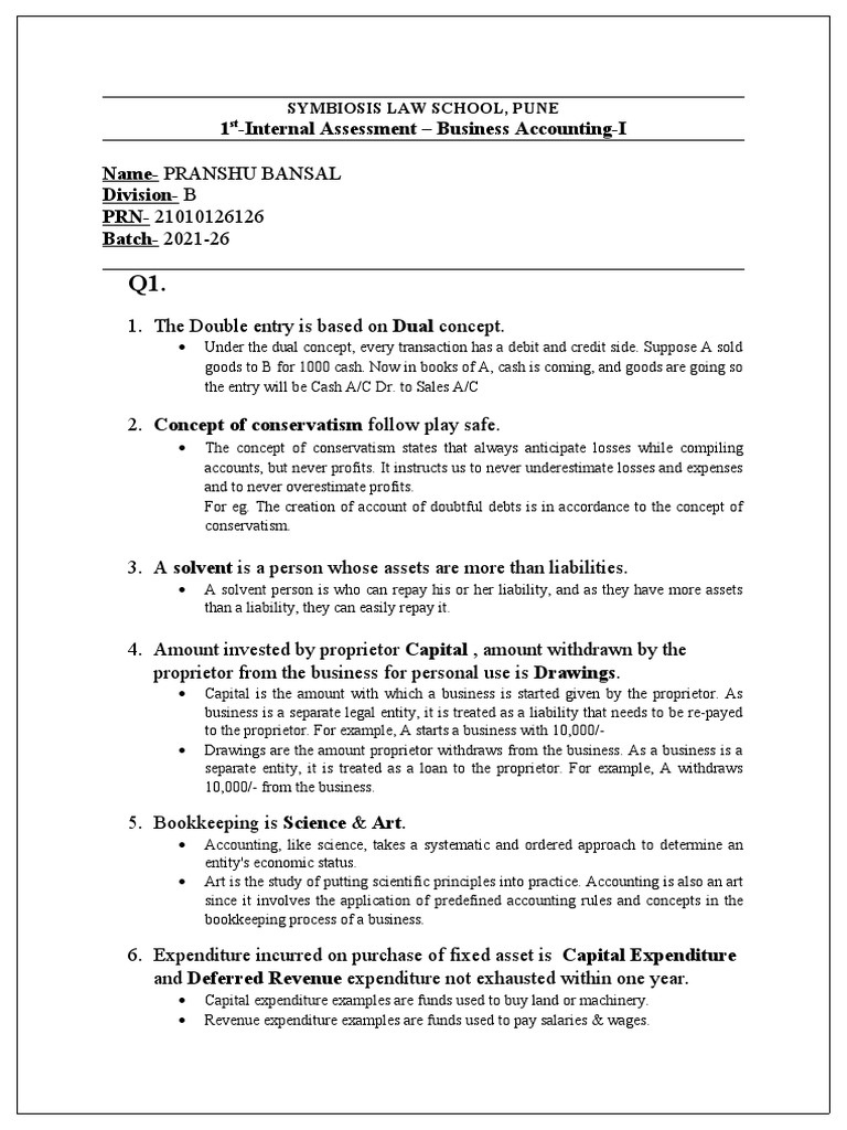 Accounts Pdf Debits And Credits Expense