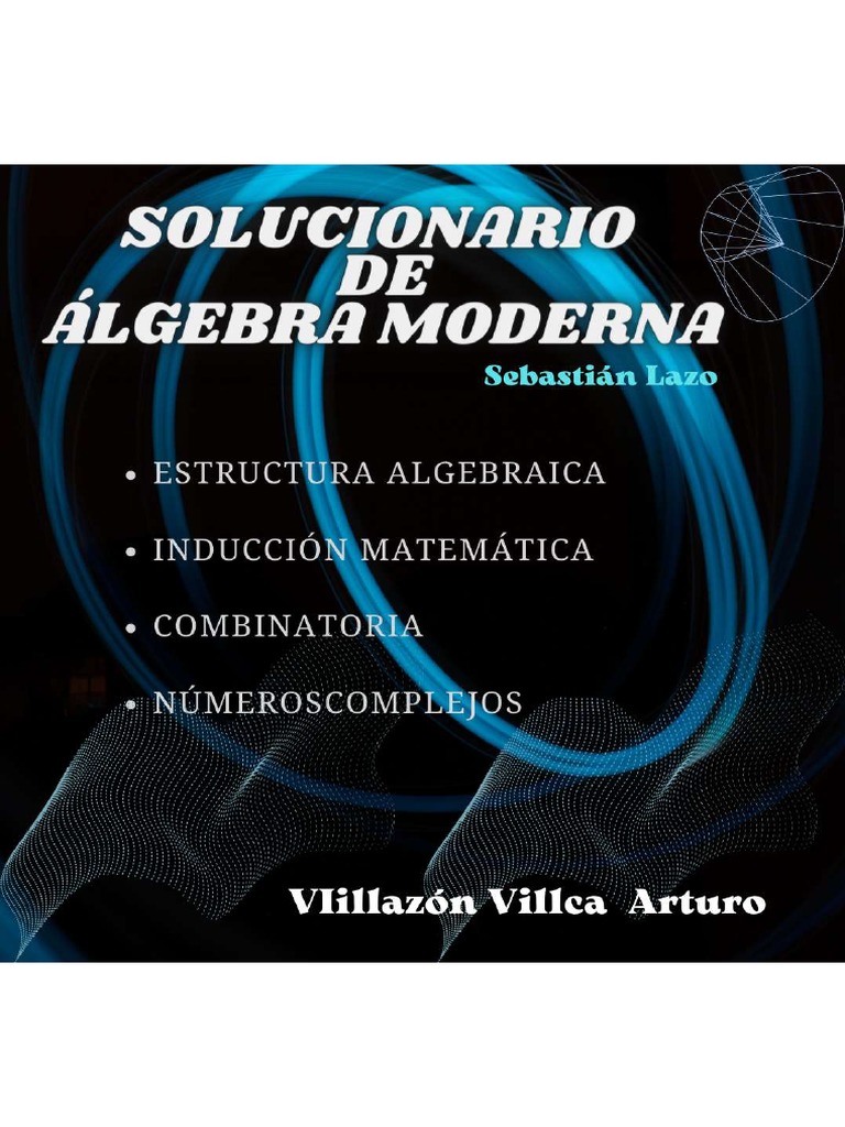 Solucionario Álgebra Moderna PDF | PDF