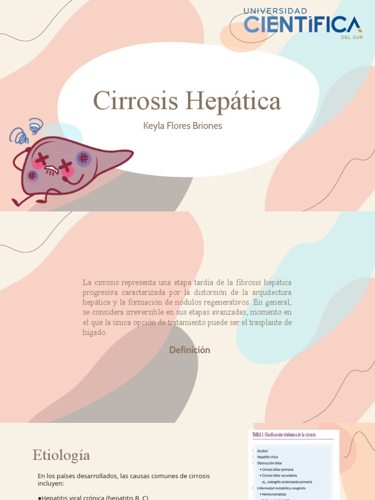 Cirrosis Hepatica Externado | PDF | Cirrosis | Hígado