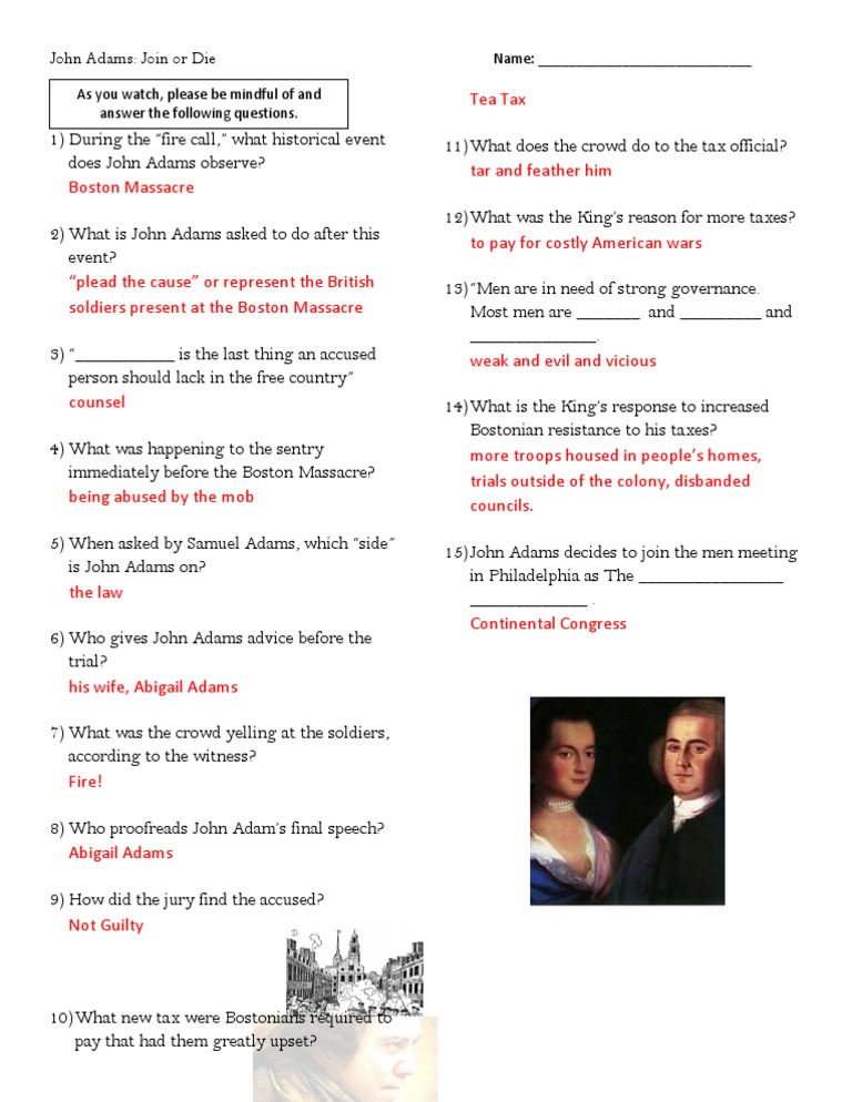 Episode 1 - Join or Die | PDF | John Adams | Government