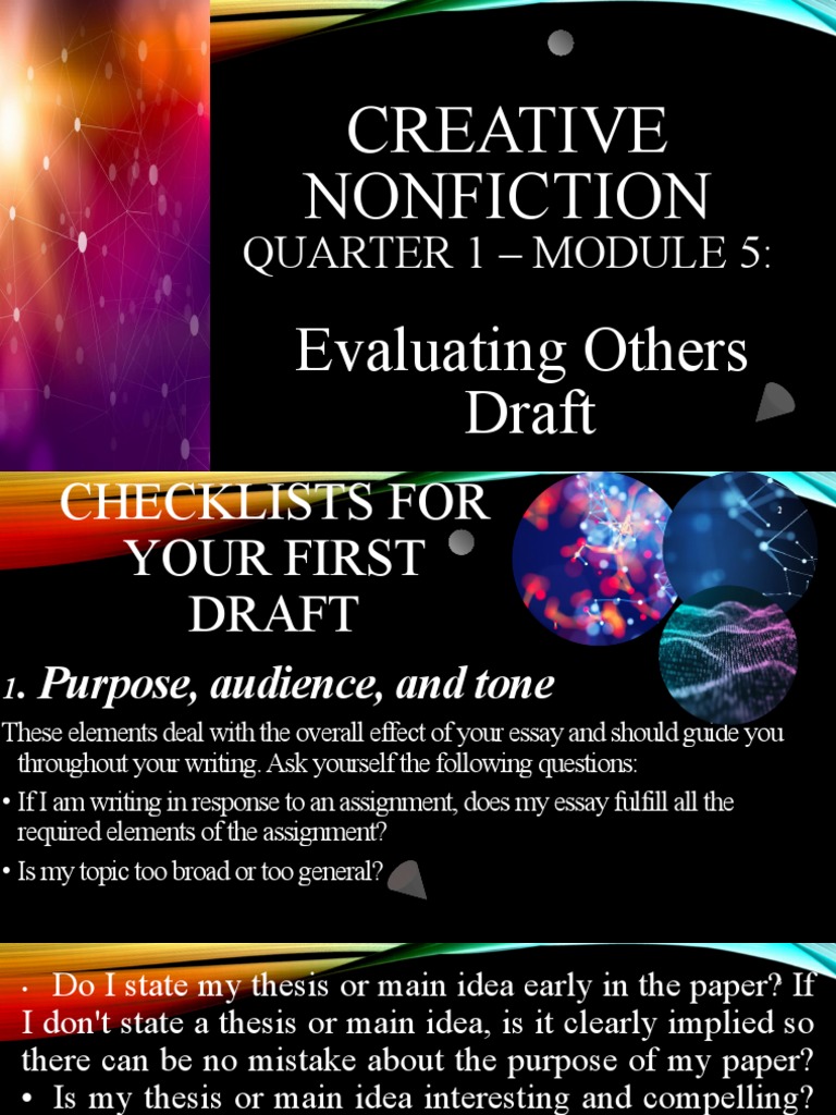 CNF Module 5 | PDF | Genre | Comma