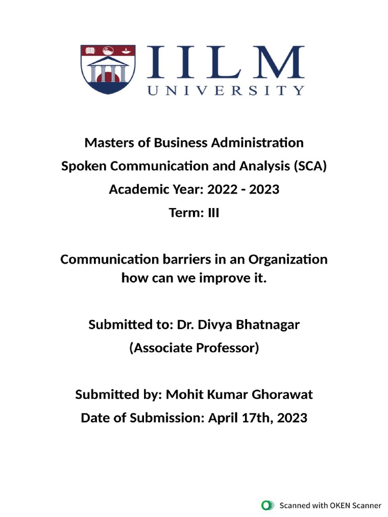 Sca Report Final | PDF