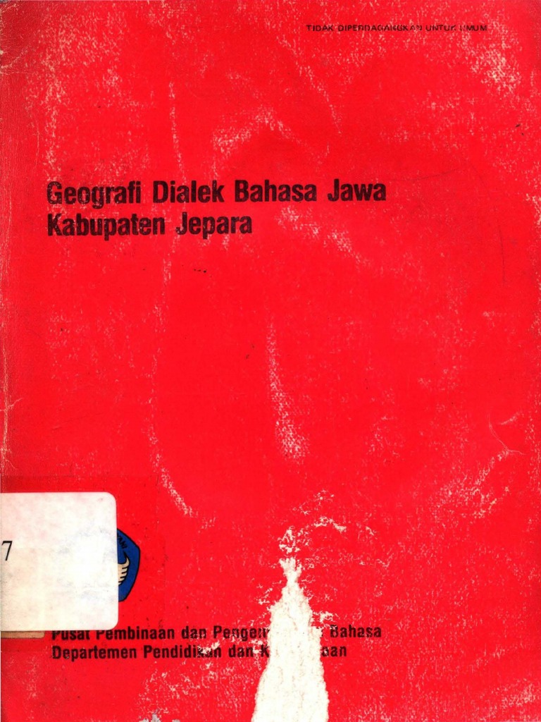 Geografi Dialek Bahasa Jawa Kabupaten Jepara PDF | PDF