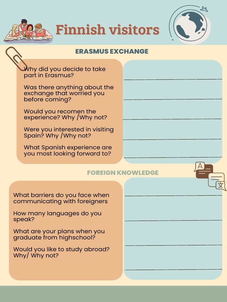 FINNISH ERASMUS Questions | PDF