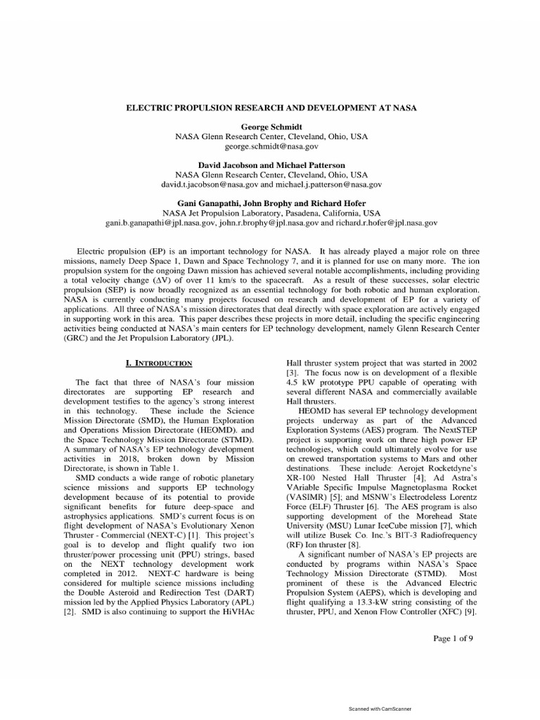 NASA Research Paper 2 | PDF