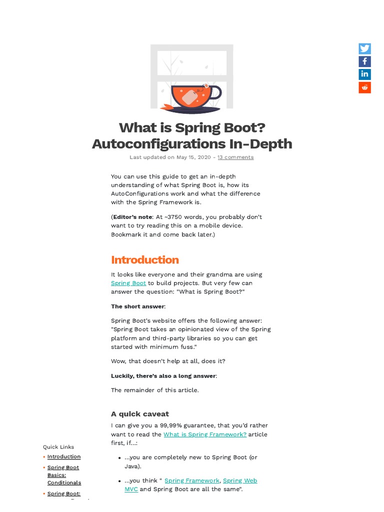 What Is Spring Boot - Autoconfigurations In-Depth PDF | PDF | Spring ... What Is Spring Boot - Autoconfigurations In-Depth PDF | PDF | Spring ...