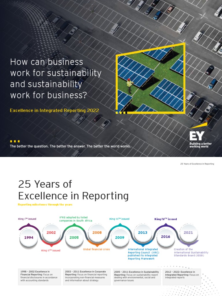 EY - Excellence in Integrated-Reporting - 2022 Report PDF | PDF