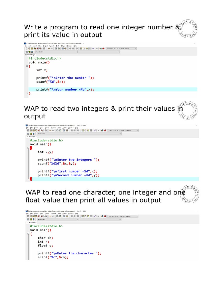 5 C Programming Lecture 5 87c49a3 Pdf