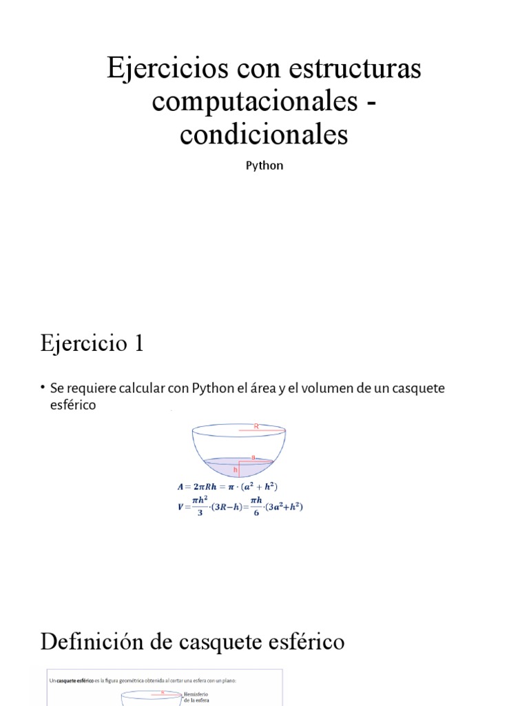 Ejercicios Con Estructuras Computacionales - Condicionales | PDF ...