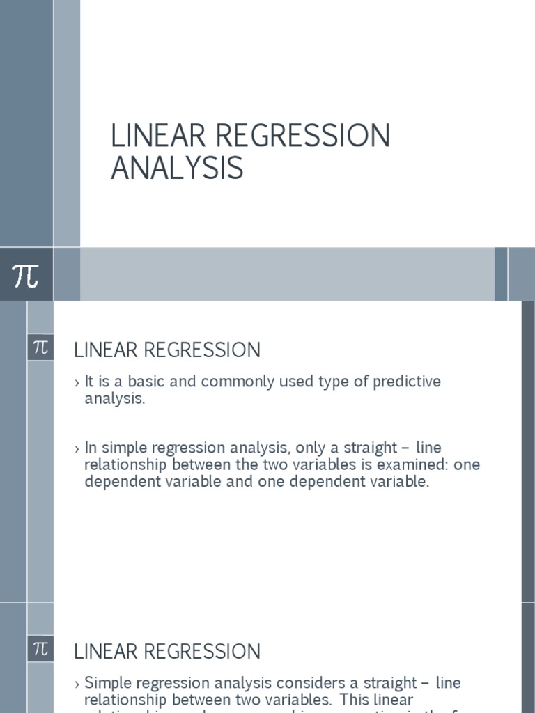 Lesson 3 - Linear Regression Analysis | PDF Lesson 3 - Linear Regression Analysis | PDF