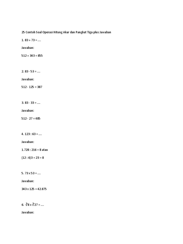 25 Contoh Soal-WPS Office | PDF