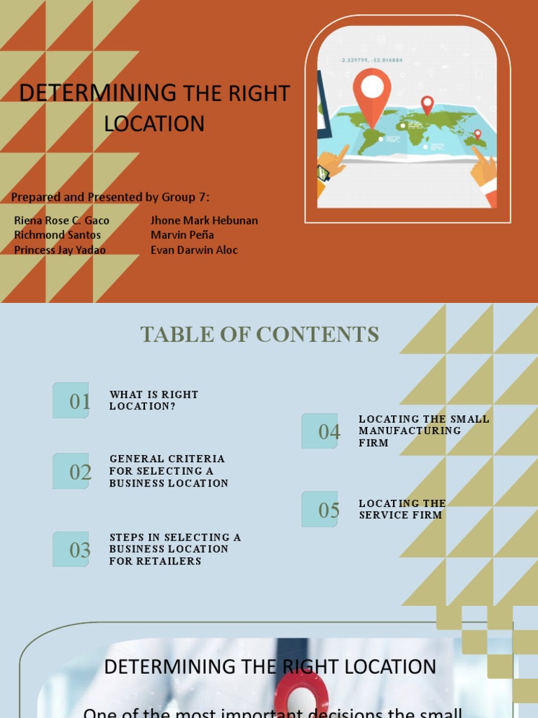 Determing The Right Location | PDF | Retail | Labour Economics